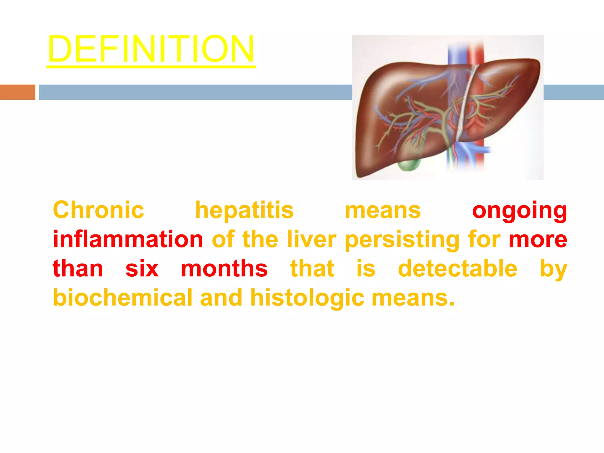 Chronic hepatits in children | PPTX