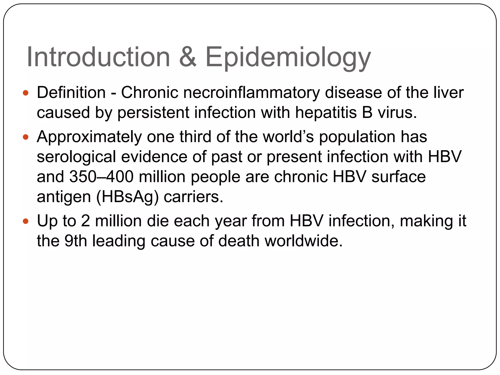 Chronic HEP B | PPTX