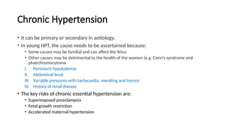 Chronic Hypertension in Pregnancy In Primary Care.pptx