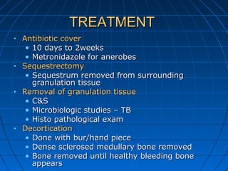Chronic Infections Of Jaw Oral Infections Ppt