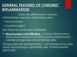 CHRONIC INFLAMATION & GRANULOMA for public awareness | PPTX