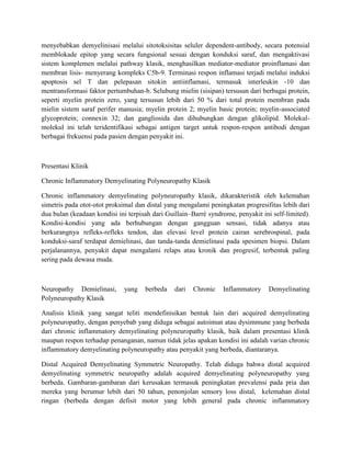 Chronic inflamatory demyelinating polyneuropathy | DOCX