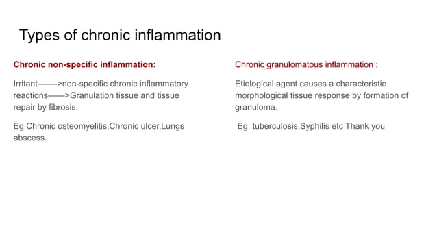 Chronic inflammation-1 mbbs ppt pathology.pdf | Biological Sciences ...