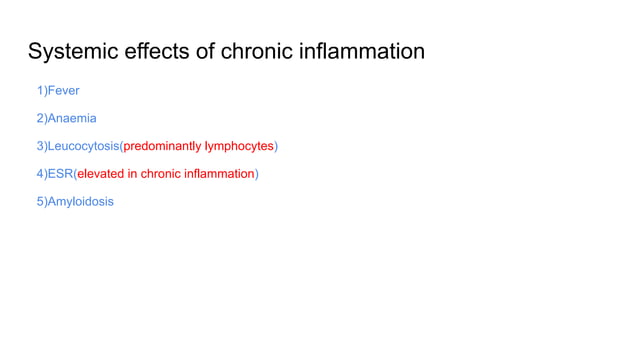 Chronic inflammation-1 mbbs ppt pathology.pdf | Biological Sciences ...