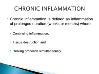 Chronic inflammation | PPT