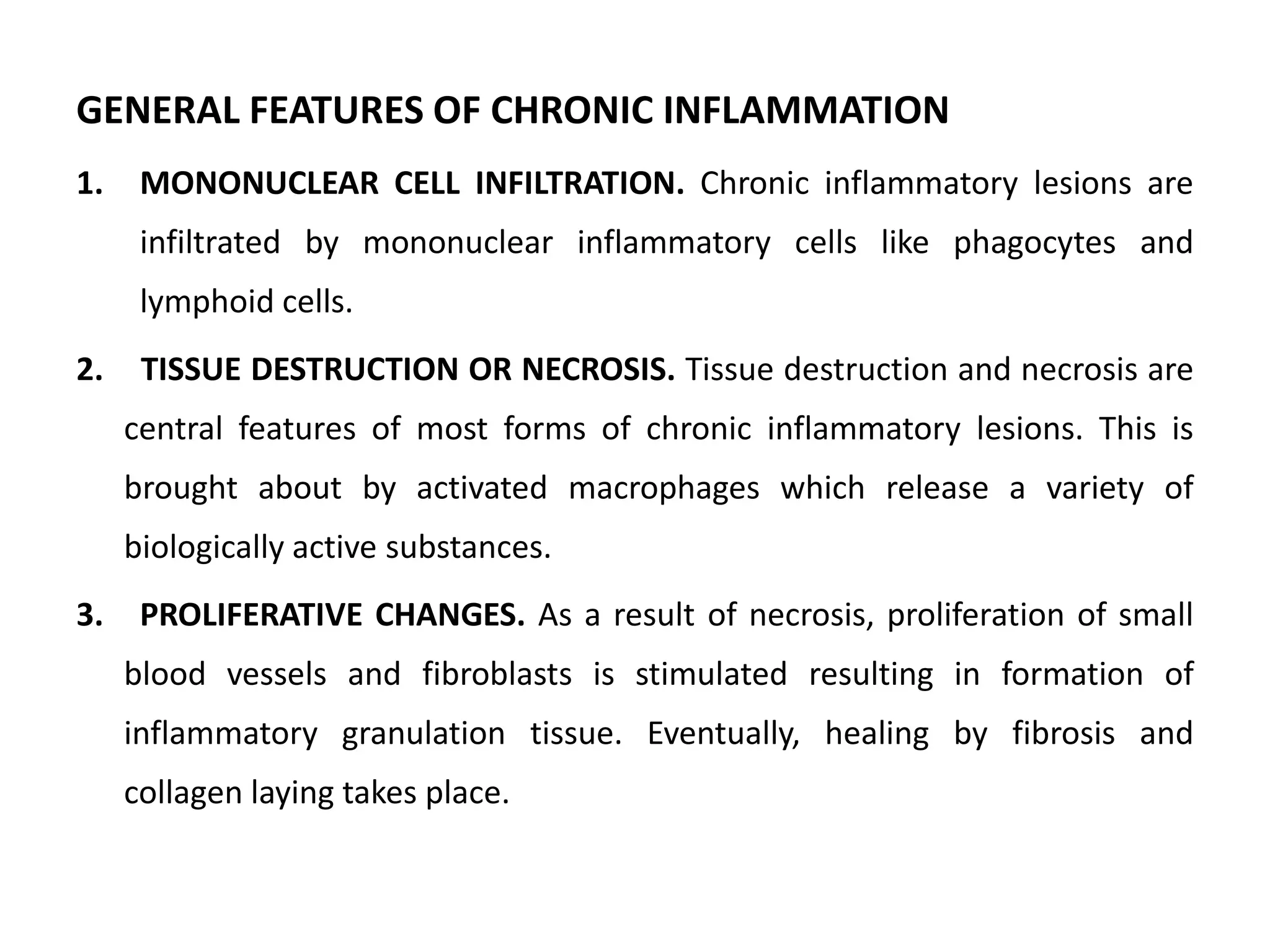 Chronic inflammation | PPTX