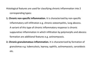 Chronic inflammation | PPTX