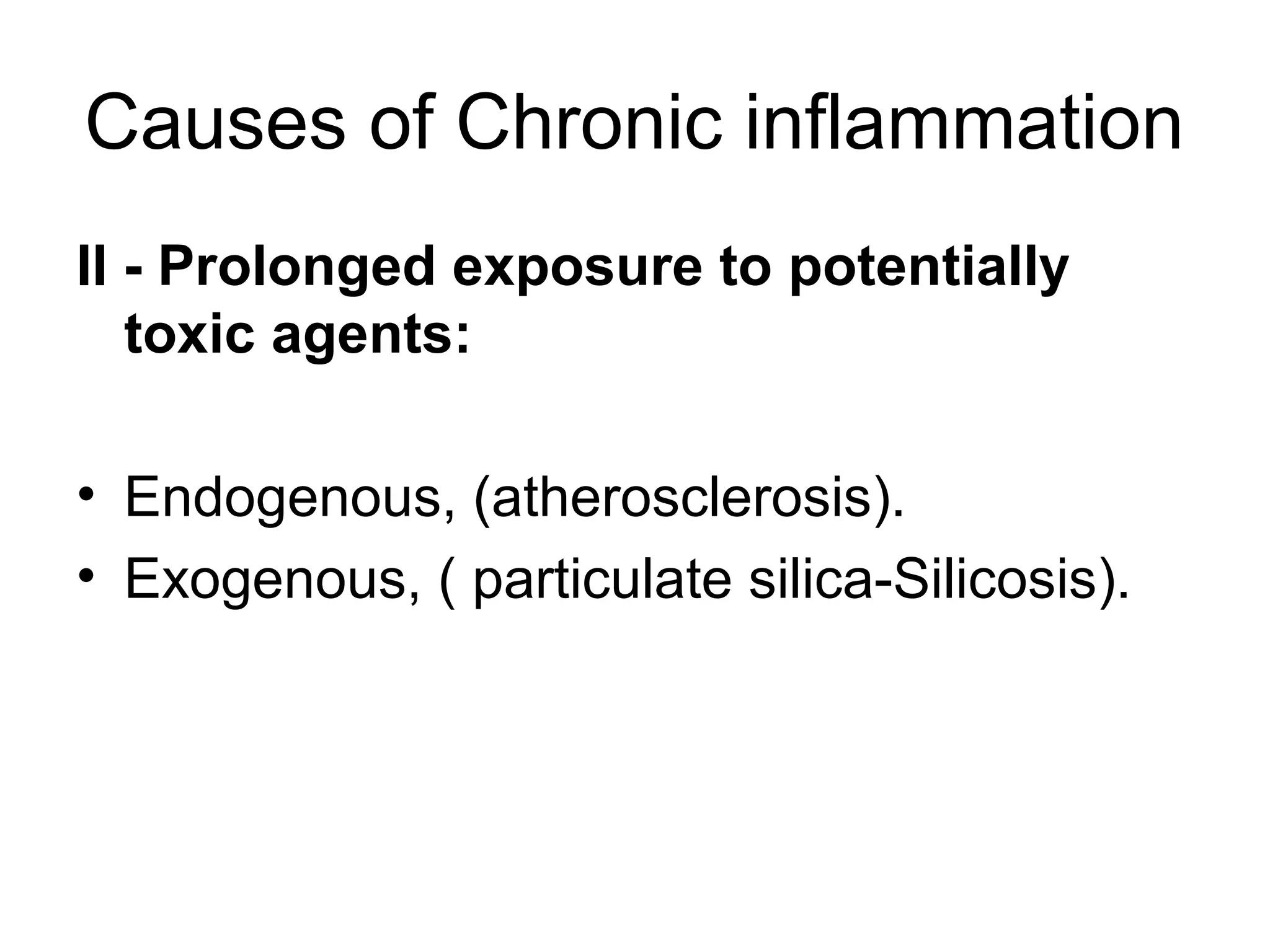 Chronic inflammation | PPT