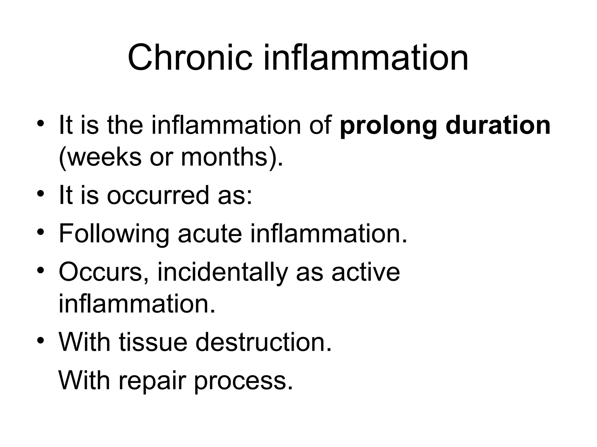 Chronic inflammation | PPT