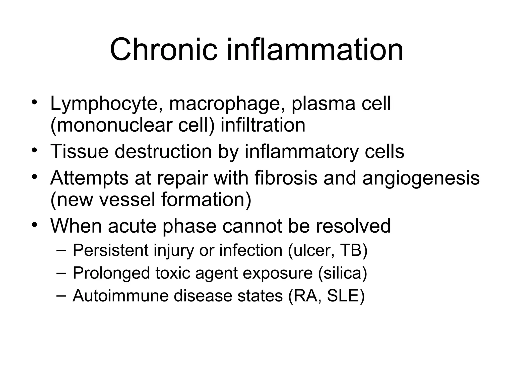 Chronic inflammation | PPT