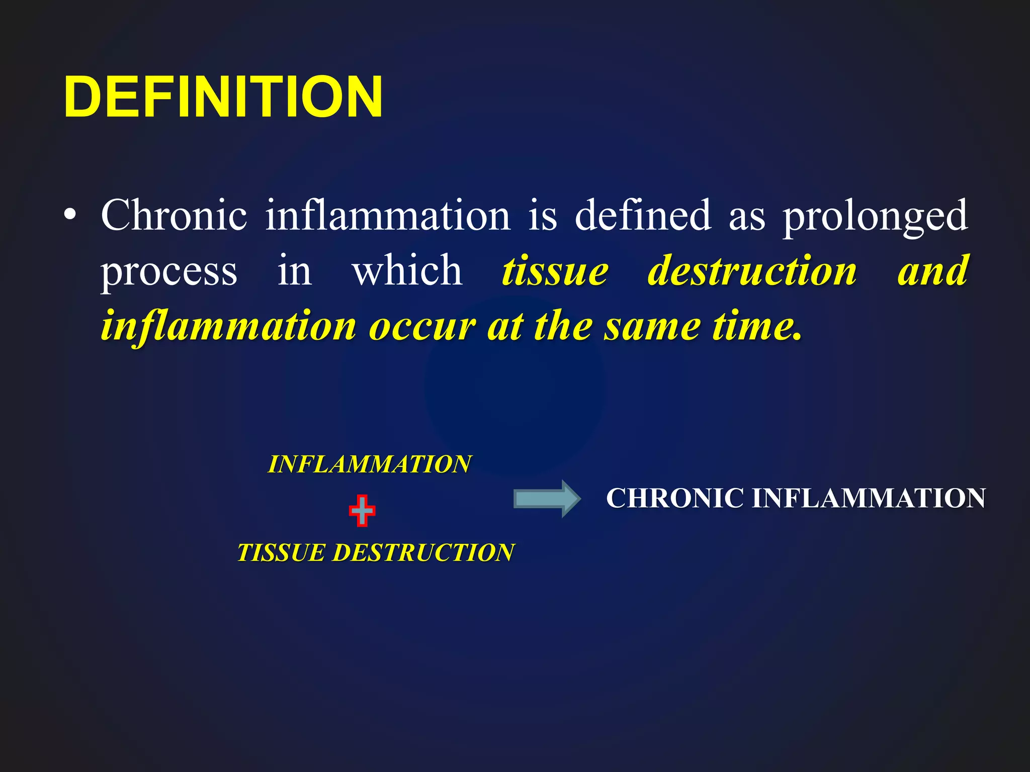 Chronic inflammation | PPTX
