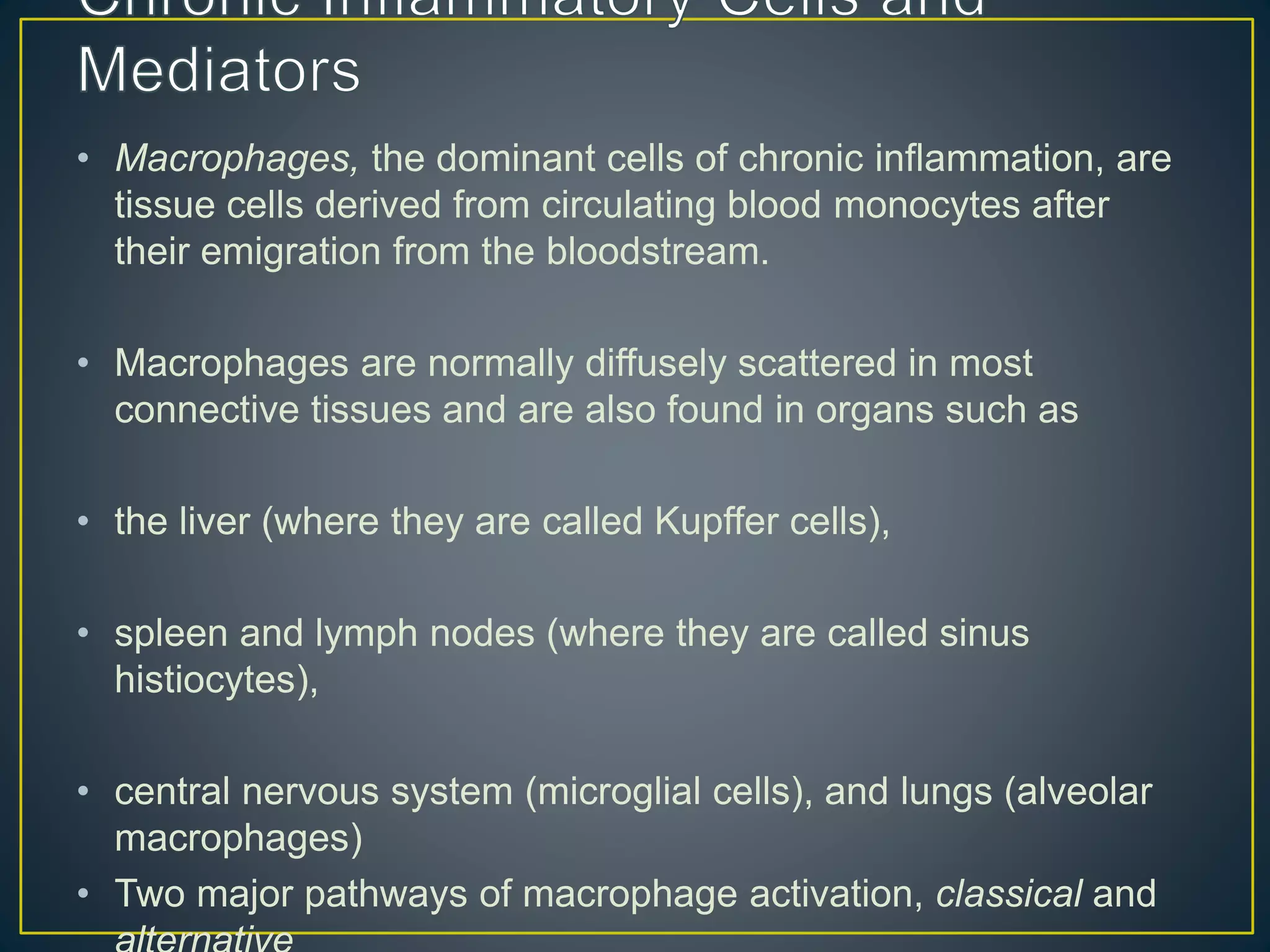 Chronic inflammation | PPTX