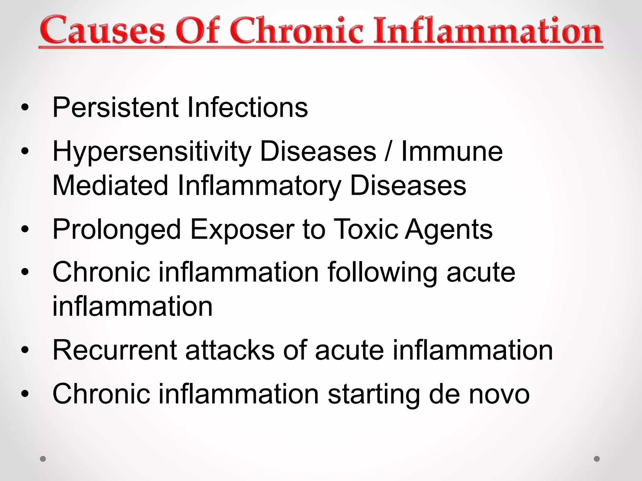 Chronic Inflammation by Akash Das | PPTX
