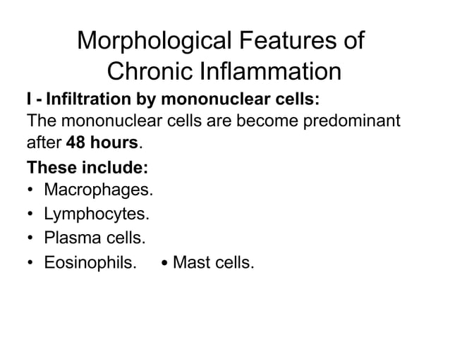 CHRONIC INFLAMMATION.pptx | Lung and Respiratory Health | Diseases and ...