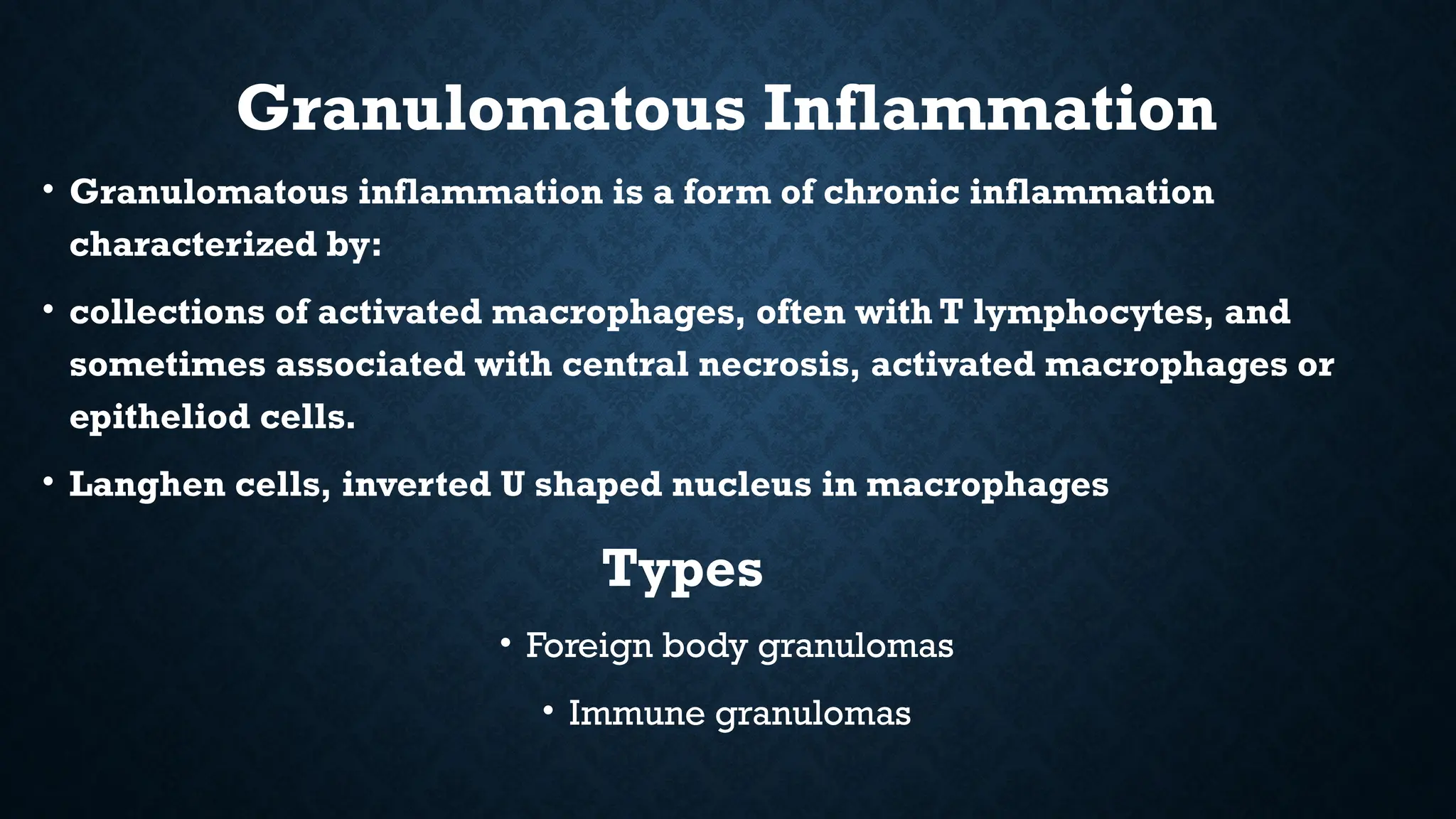 Lymphocytes and Chronic Inflammation.pptx