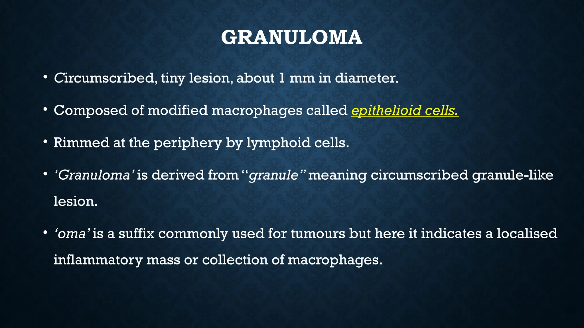 CHRONIC INFLAMMATION MBBS PHASE II CLASS.pptx