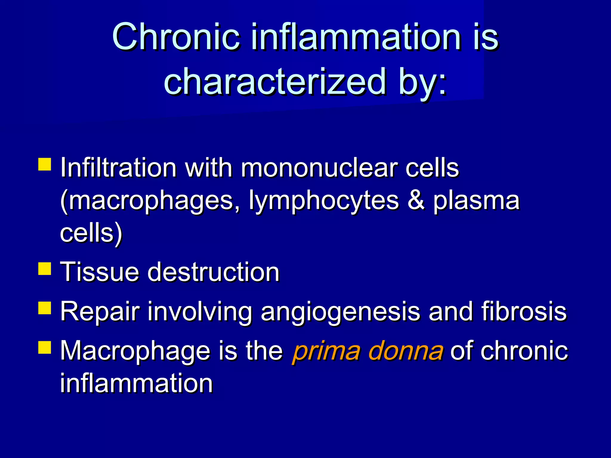 Chronic inflammation & repair | PPT