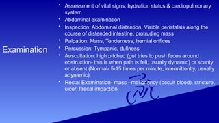 chronic intestinal obstruction in pakistan | PPTX