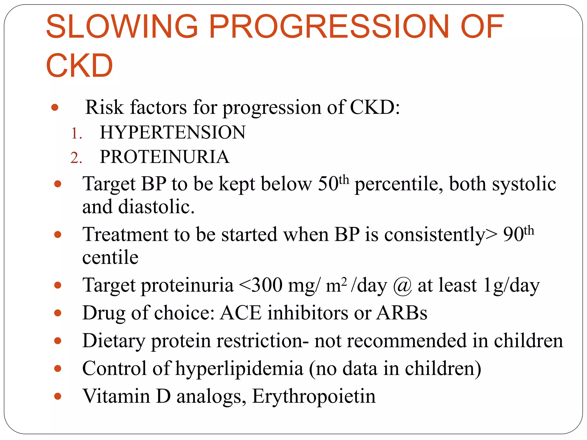 Pediatric Chronic kidney disease | PPTX
