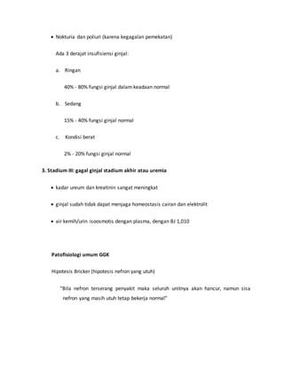 Chronic kidney disease | DOCX