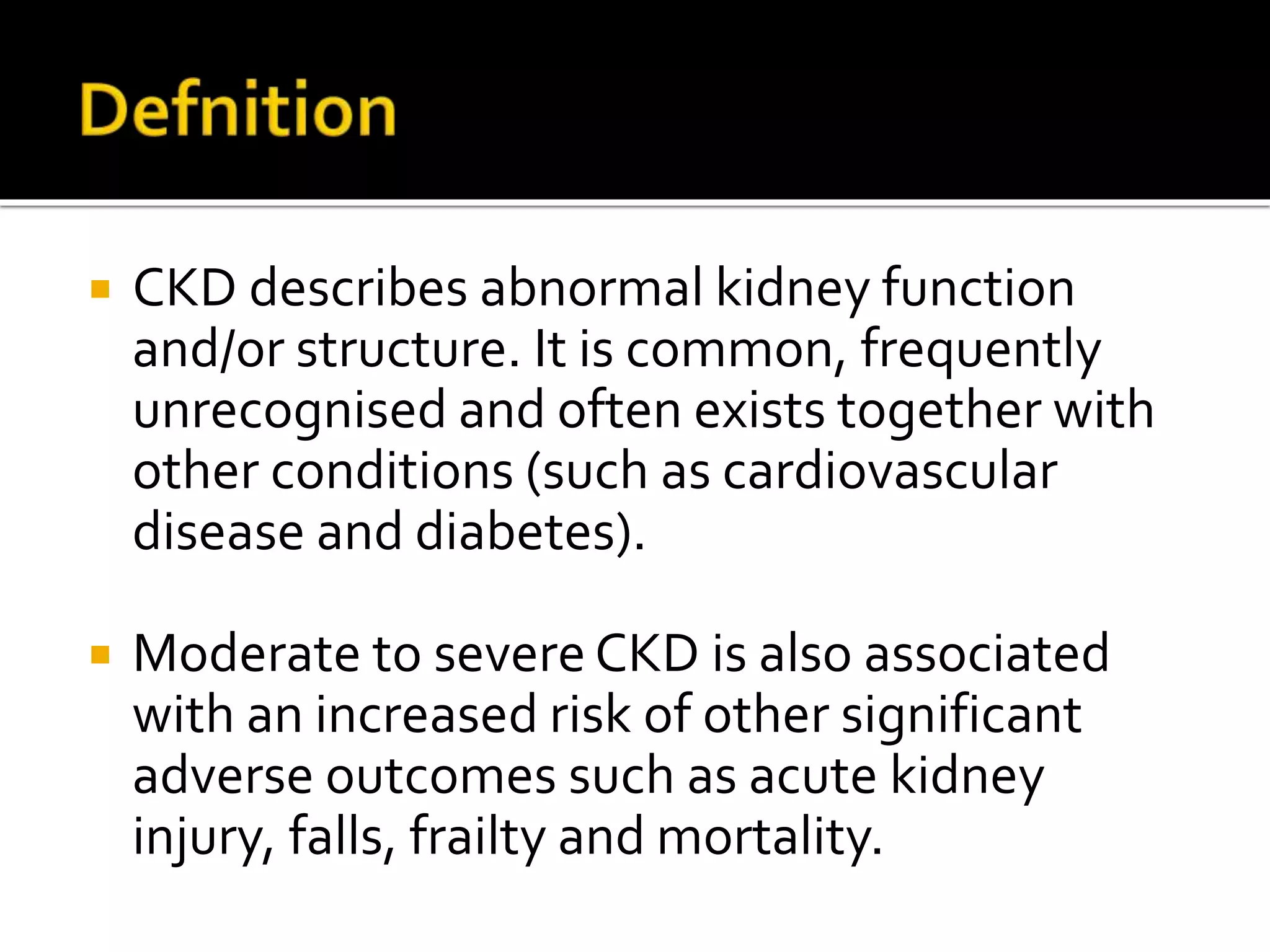 Chronic kidney disease(CKD) BY DR.MULLAPUDI RAMAKRISHNA | PPTX ...
