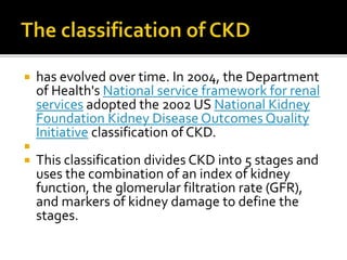 Chronic kidney disease(CKD) BY DR.MULLAPUDI RAMAKRISHNA | PPTX ...