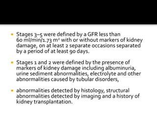 Chronic kidney disease(CKD) BY DR.MULLAPUDI RAMAKRISHNA | PPTX