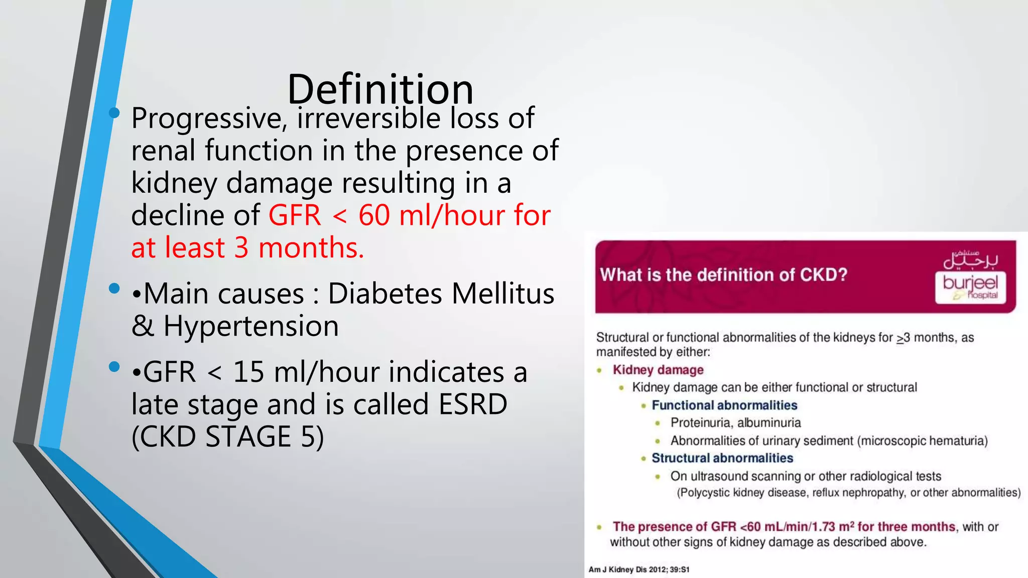 Chronic kidney disease | PPTX