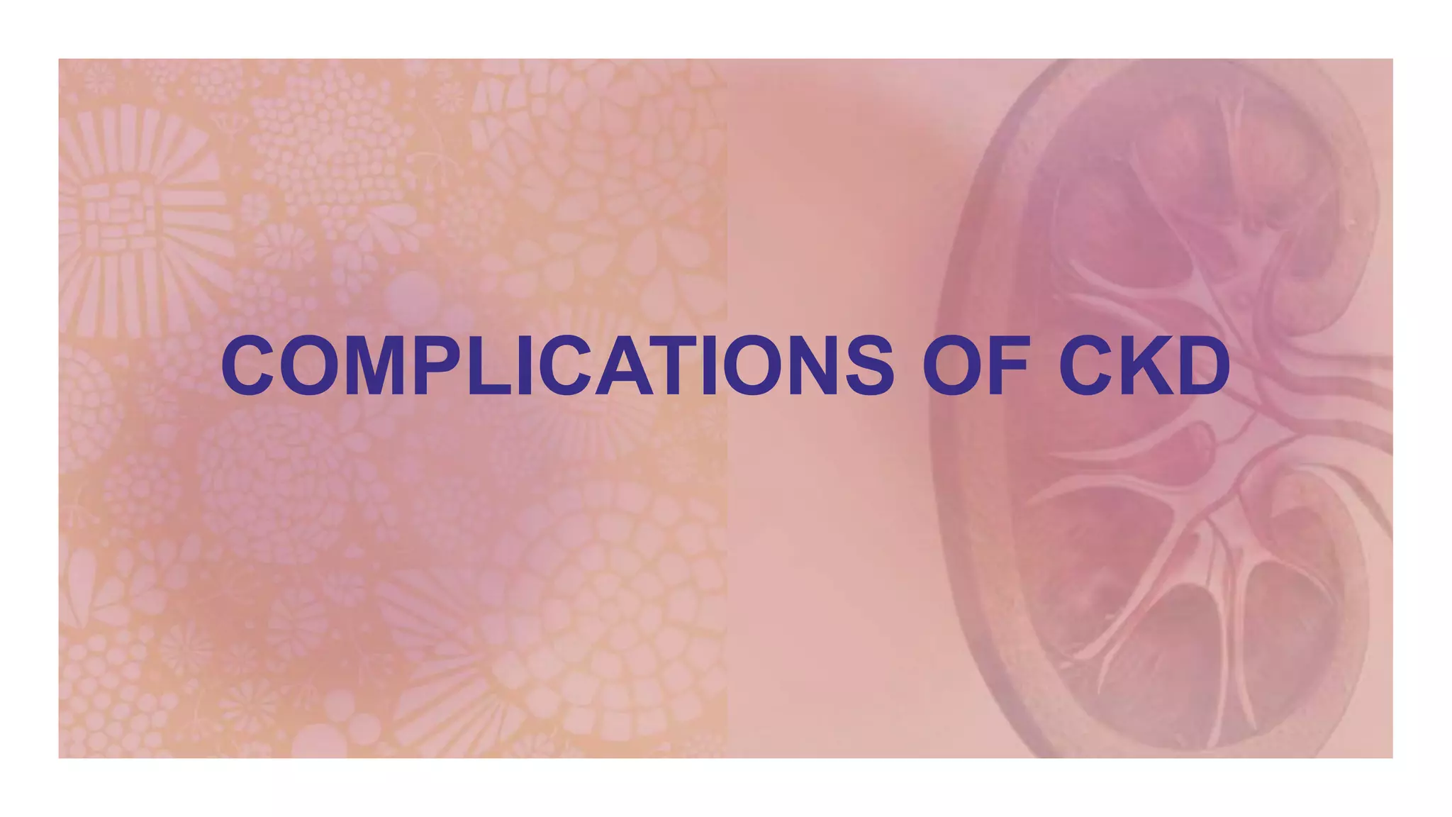 Chronic Kidney Disease (Case Study) | PPTX