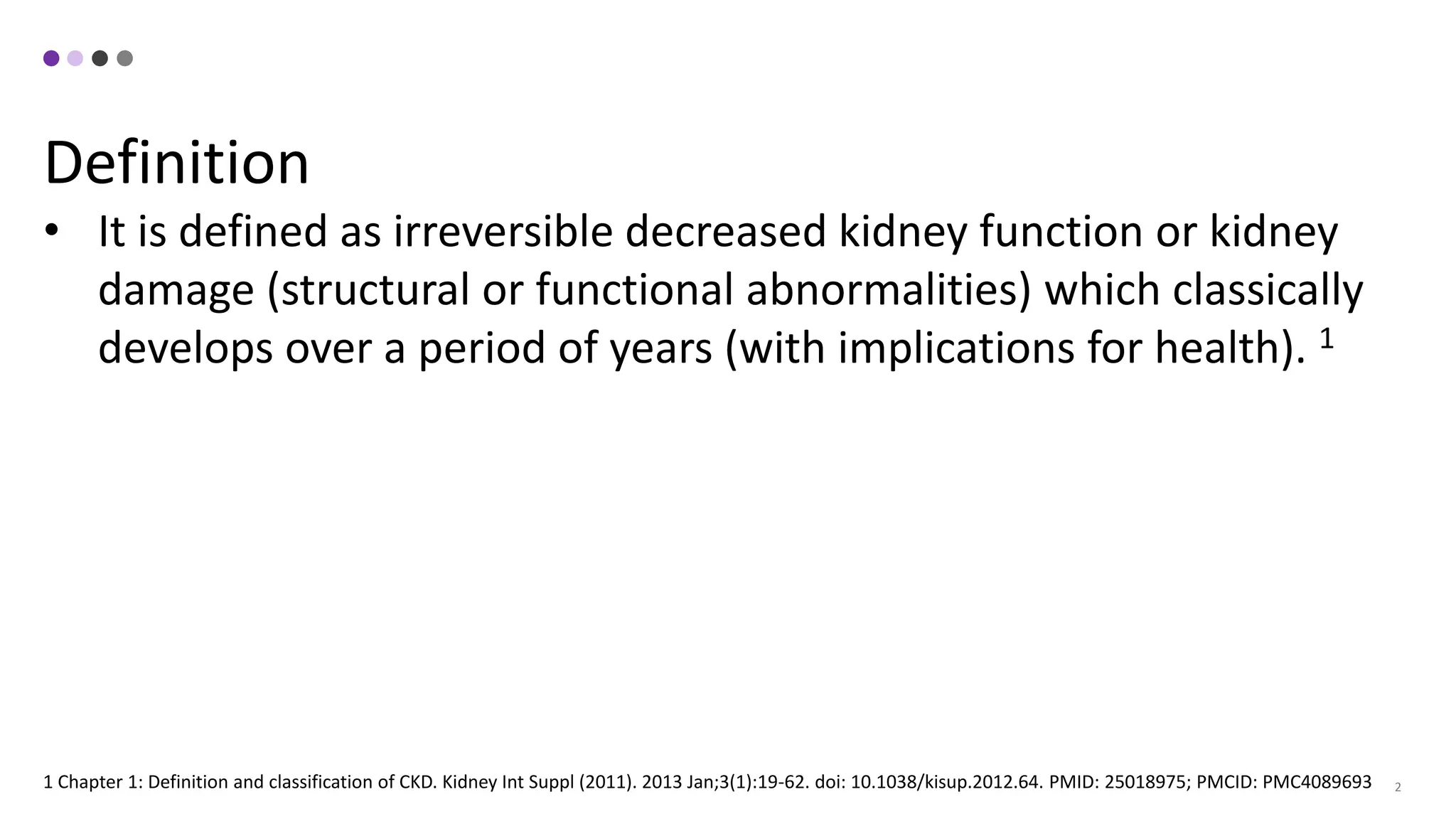 CHRONIC KIDNEY DISEASE CAUSES, PATHOPHYSIOLOGY, CLINICAL PRESENTATION ...