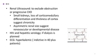 CHRONIC KIDNEY DISEASE CAUSES, PATHOPHYSIOLOGY, CLINICAL PRESENTATION ...