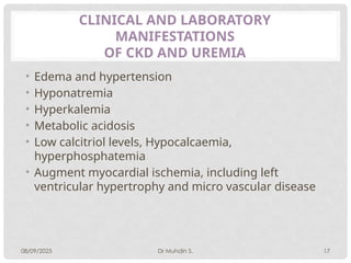 Chronic kidney disease for medical students | PPTX