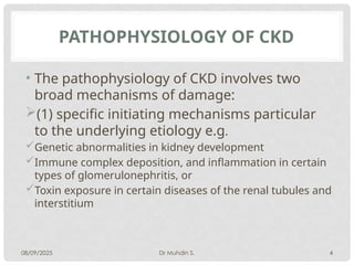 Chronic kidney disease for medical students | PPTX