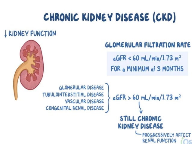 Chronic kidney disease and esrd(end stage renal disease | PPTX