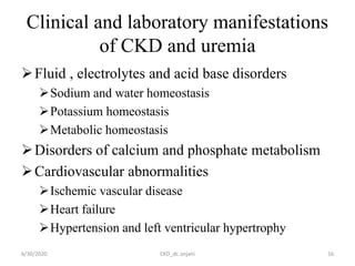 Chronic kidney disease(ckd) | PPTX