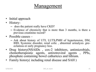 Chronic kidney disease(ckd) | PPTX