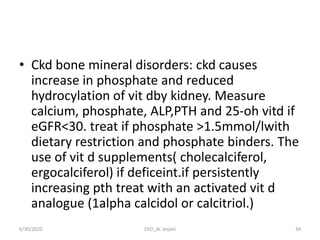 Chronic kidney disease(ckd) | PPTX