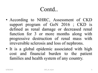 Chronic kidney disease(ckd) | PPTX