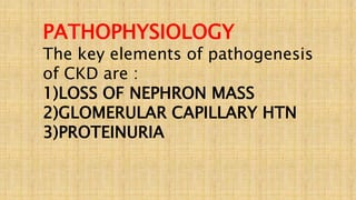 CHRONIC KIDNEY DISEASE (CKD) for medical students.pptx | Endocrine and ...