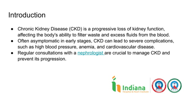 Chronic Kidney Disease (CKD) and the Importance of Nephrologist Consultations.pptx | Diseases ...
