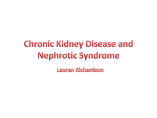 Chronic Kidney Disease Class Presentation | PPT