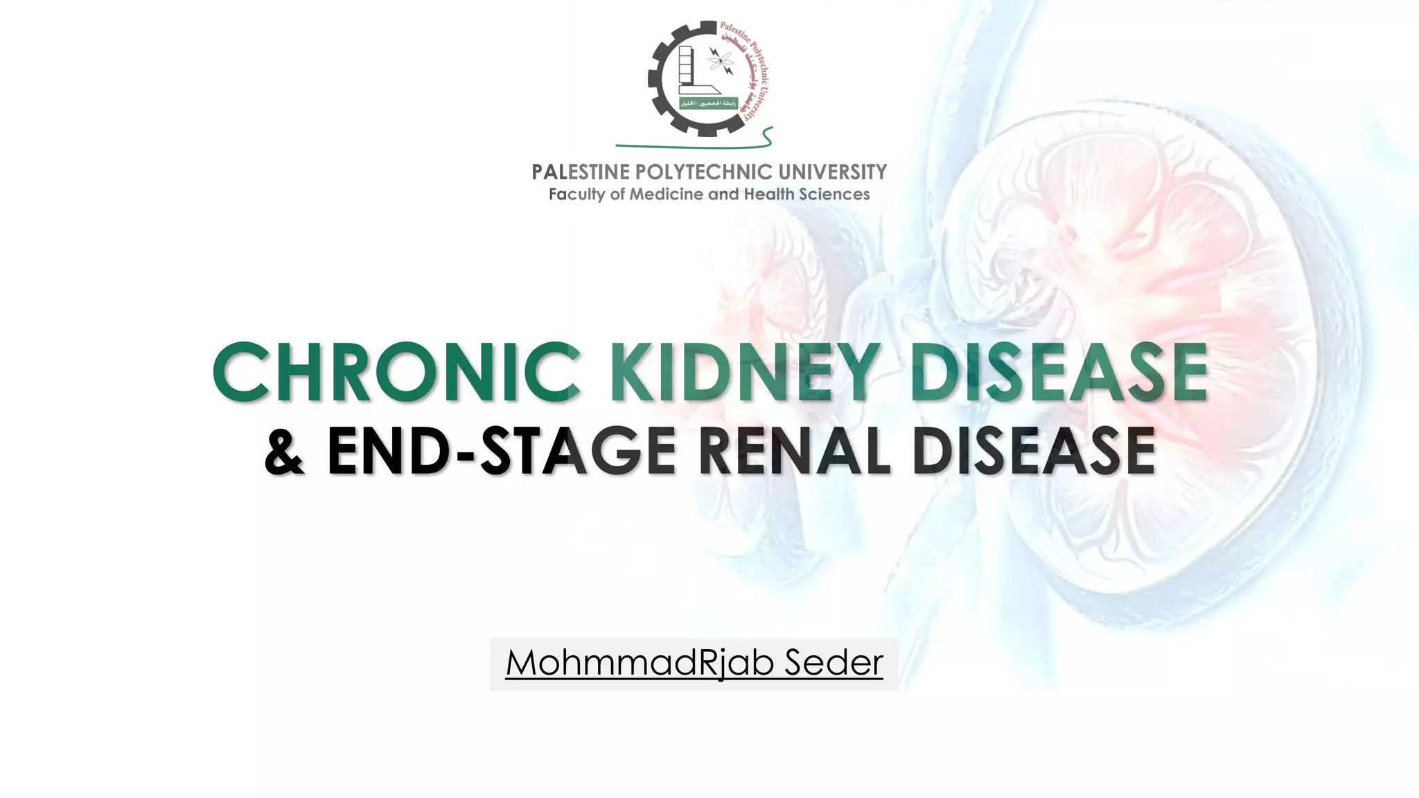 CHRONIC KIDNEY DISEASE & END STAGE RENAL FAILURE | PDF