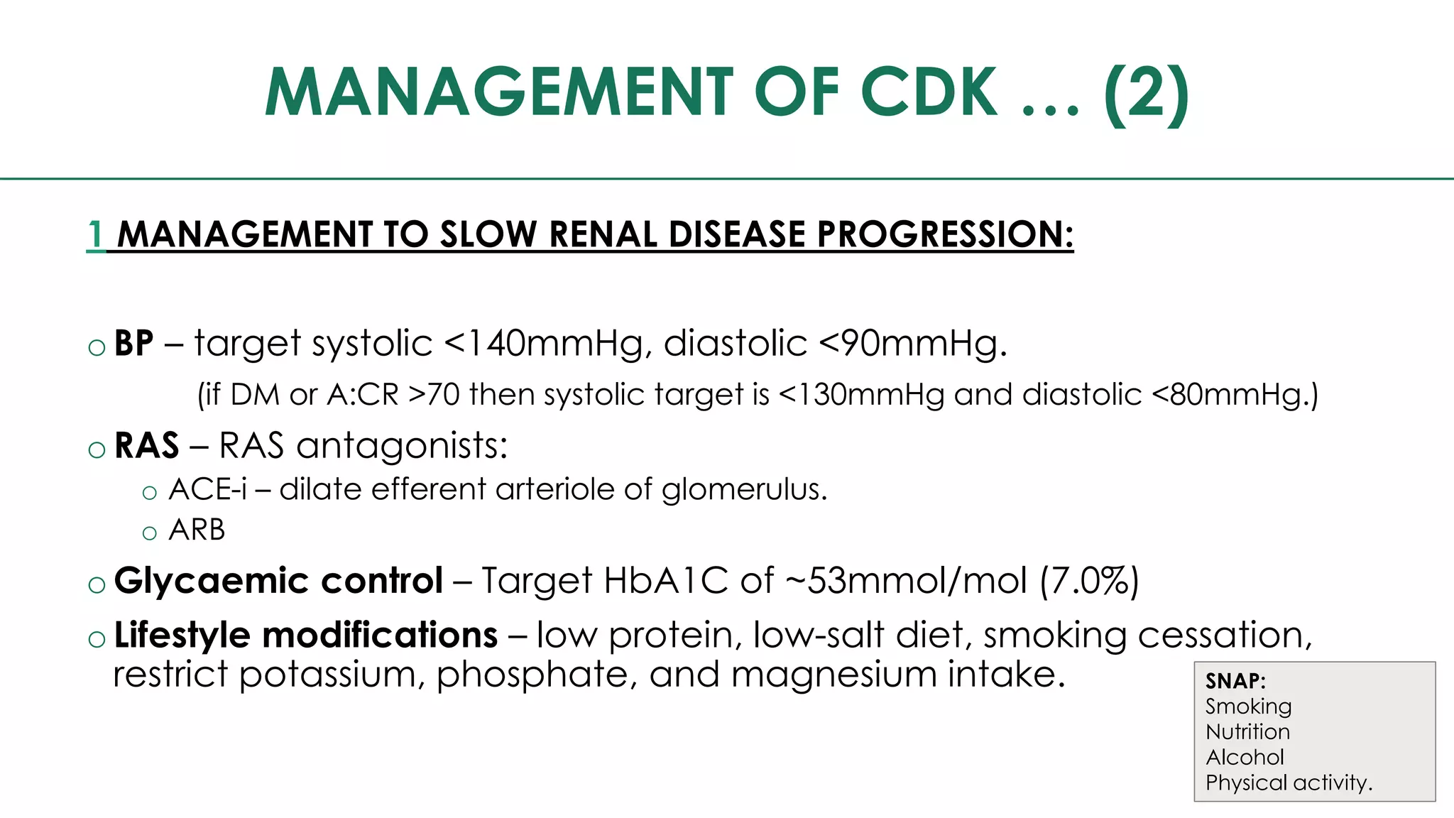 CHRONIC KIDNEY DISEASE & END STAGE RENAL FAILURE | PDF