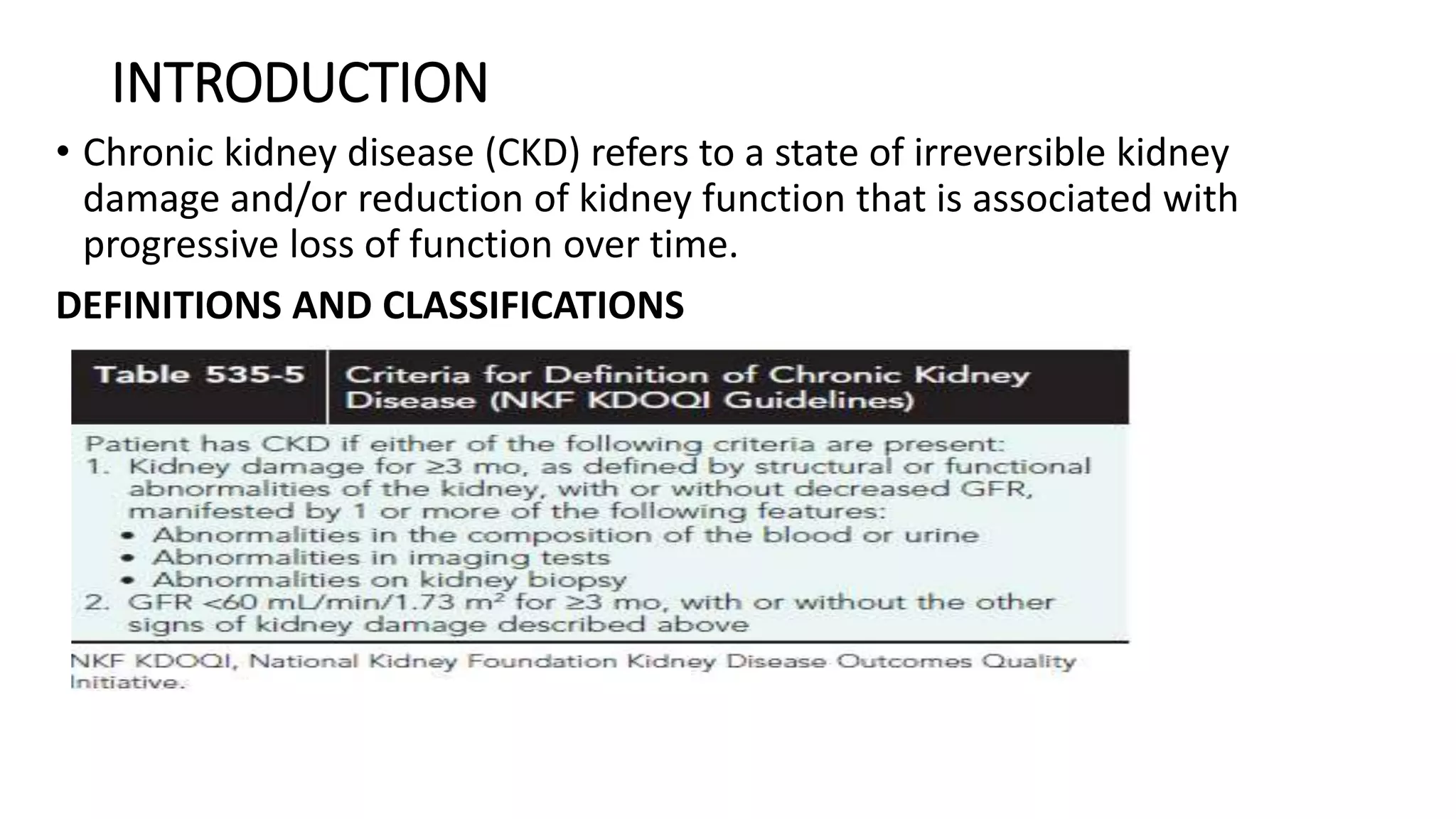 Chronic kidney disease in children | PPTX