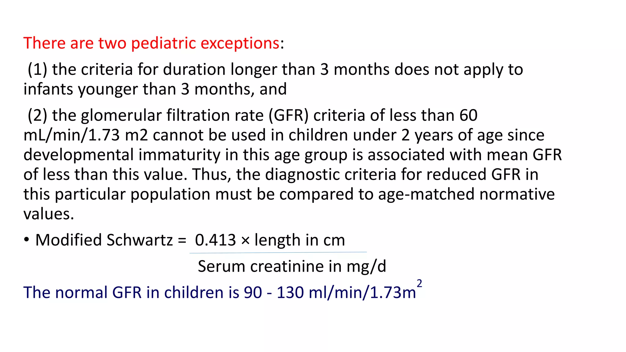 Chronic kidney disease in children | PPTX