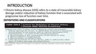 Chronic kidney disease in children | PPTX
