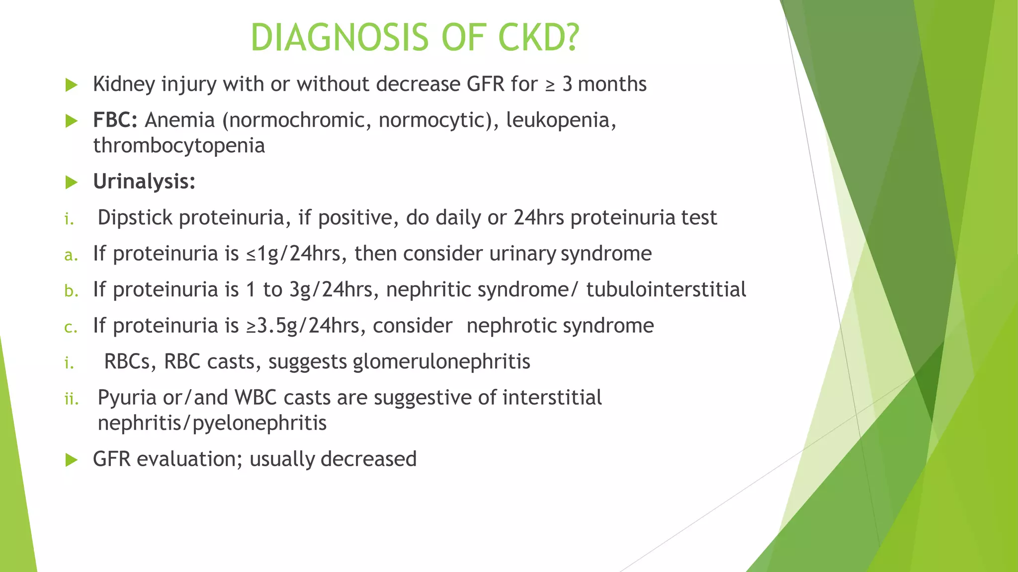 Management of Chronic Kidney Disorder (CKD) | PPTX