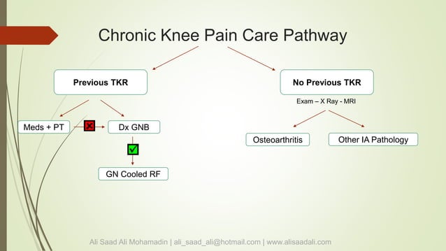 Chronic knee pain care pathway | PPTX