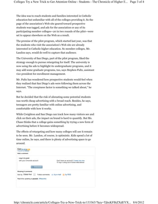 Chronicle article building_a_brand | PDF