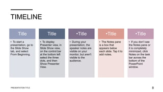 The design of Chronicle PowerPoint slide | PPTX